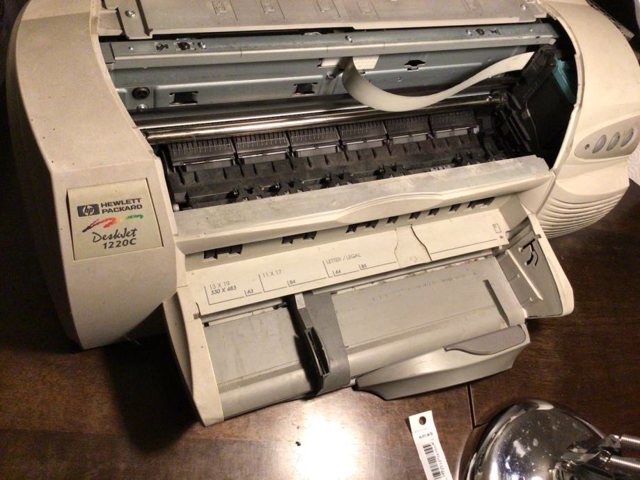 HP 1220c printer, A3 u boji, sa tintama