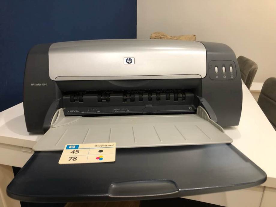 HP Deskjet 1280 A3/A4 printer i HP 45 i HP 78 inkjet print cartridge
