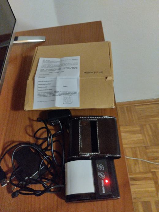 Mobilni printer potpuno novo dva punjača jamstveni list