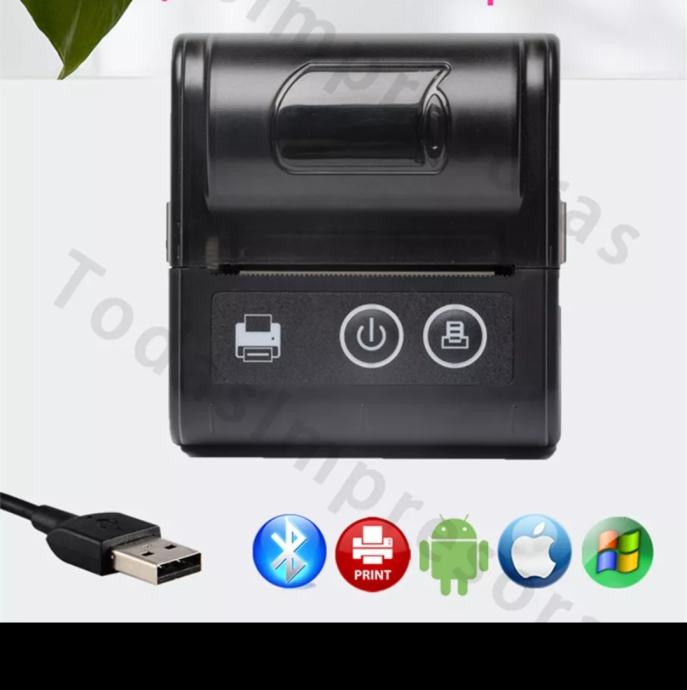 Prijenosni bluetooth, usb pos printer, QR COD, NOVO,račun!