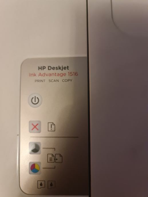 Printer HP Deskjet 1516 ink advantage print/scan/copy