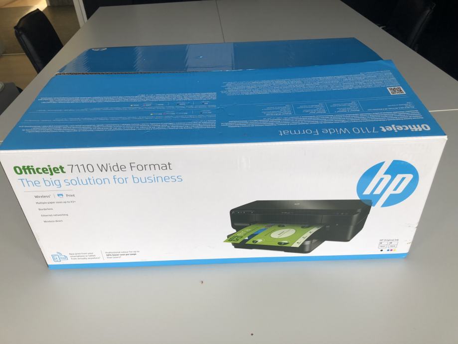 Printer HP OfficeJet 7110, WiFi, Wide A3+ (novi, nekorišten)