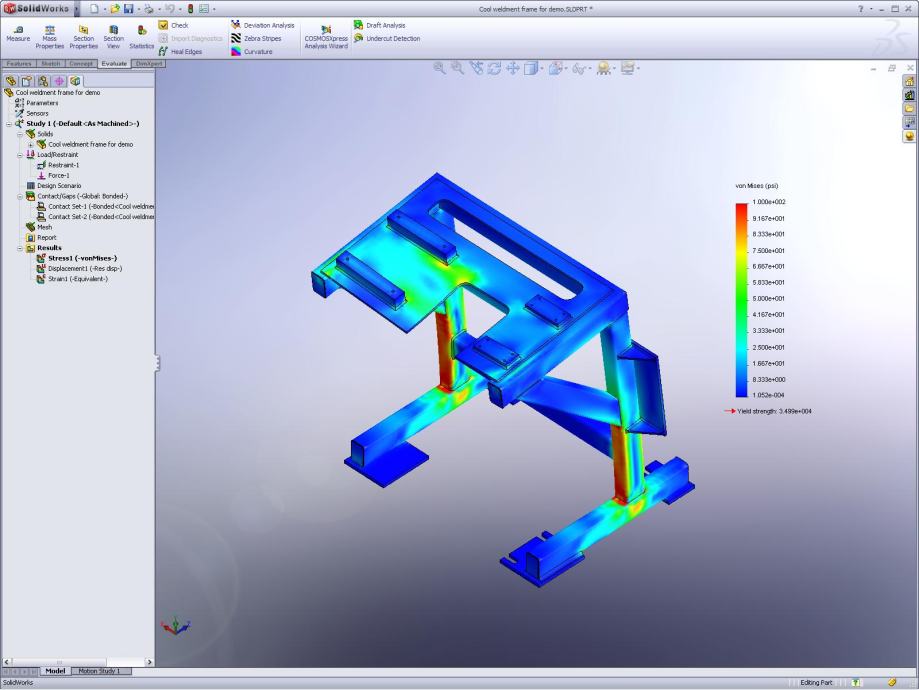 Poduke / instrukcije iz CAD programa SolidWorks