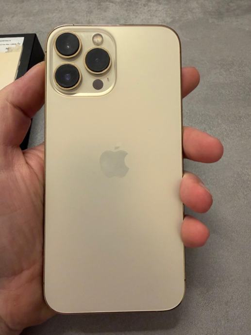 IPHONE 13 PRO MAX 128GB GOLD kutija oprema nova baterija 100%