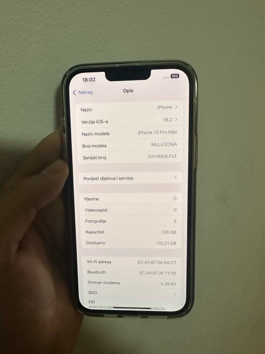 Iphone 13 pro max bat 89%