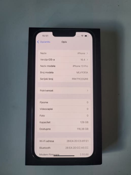 Iphone 13 Pro, 128gb, očuvan, odličan!!