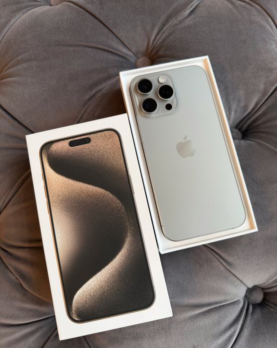 Iphone 15 pro max 256GB Natural Titanium