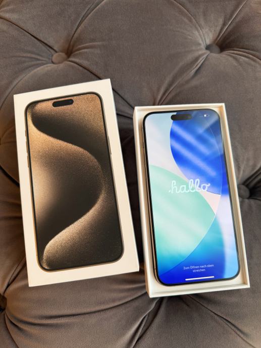 Iphone 15 pro max 256GB Natural Titanium