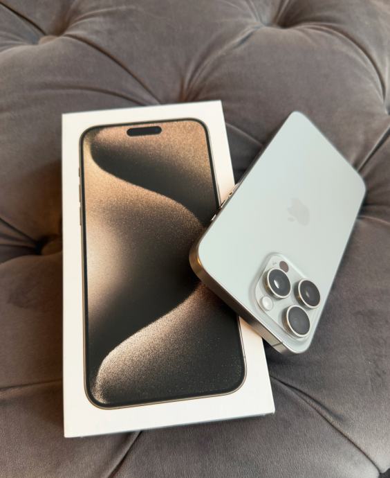 Iphone 15 pro max 256GB Natural Titanium