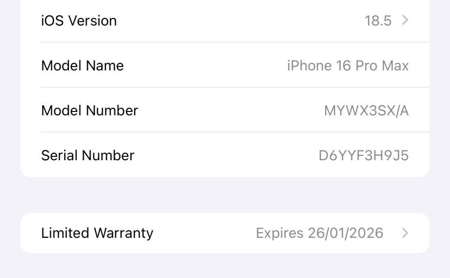 Apple iPhone 16 Pro Max Dessert Titanium