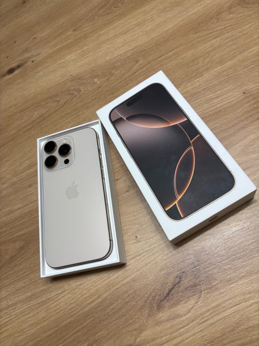 iPhone 16 Pro 256Gb Desert Titanium 100% batt.