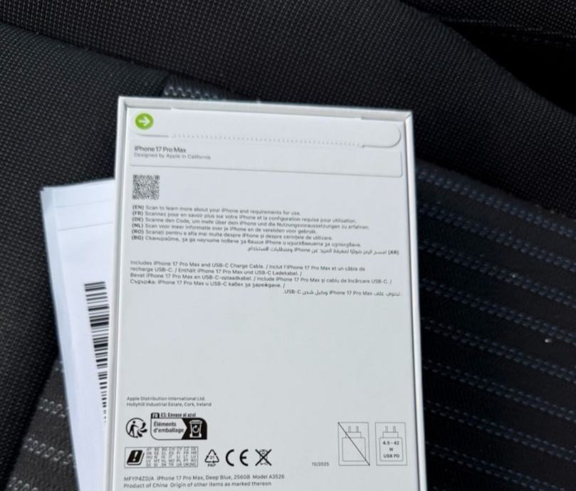 iPhone 17 Pro Max 256GB