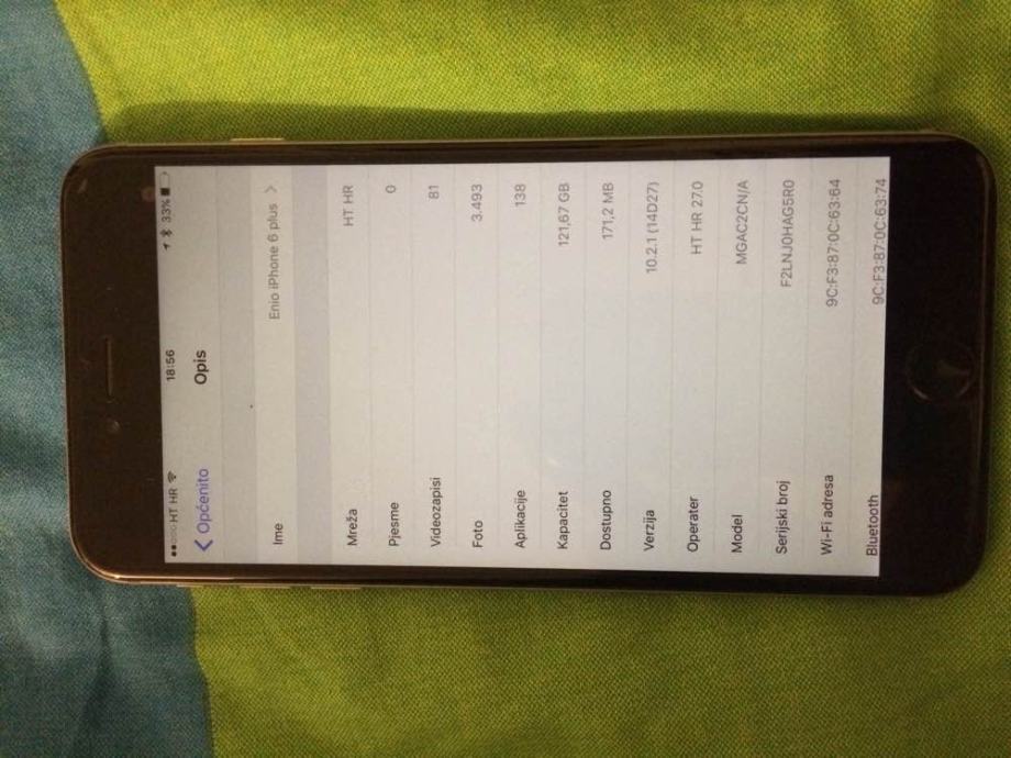 Iphone 6 plus 128GB