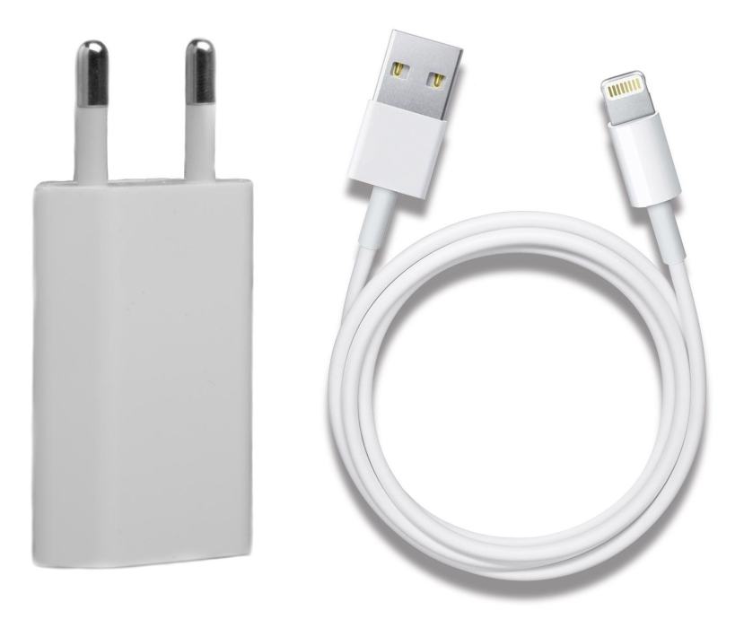 Adapter i USB kabel za Iphone 5 / 5s / 5c / 6