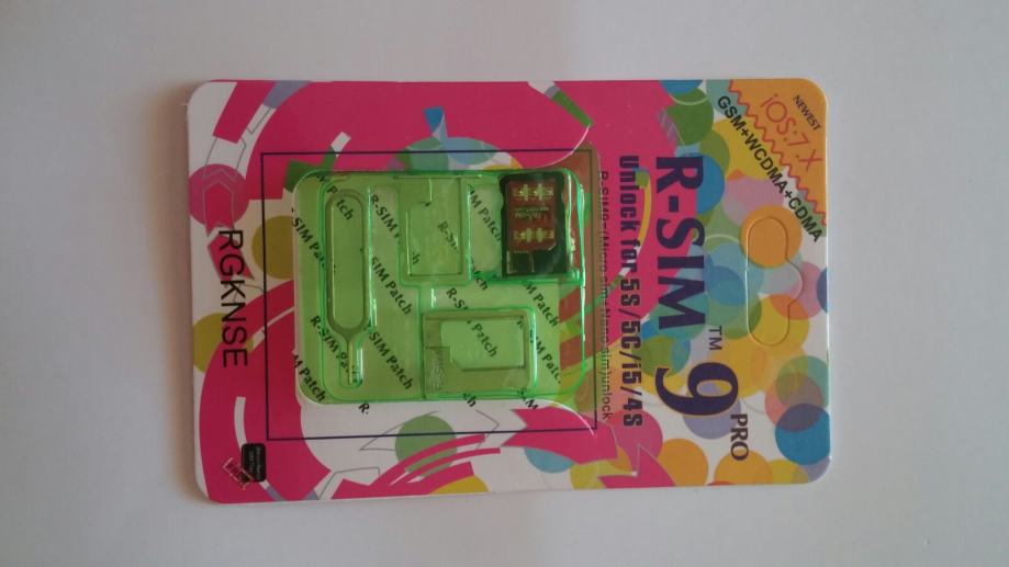 R-SIM 9 Pro - kartica za otkljucavanje iPhonea za rad na sve mreže