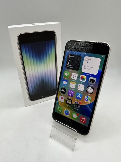 APPLE IPHONE SE3 2022 128GB RABLJENO RATE ZAMJENA #576