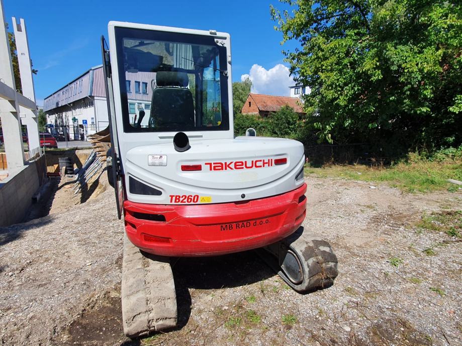 Najam bagera Takeuchi TB260