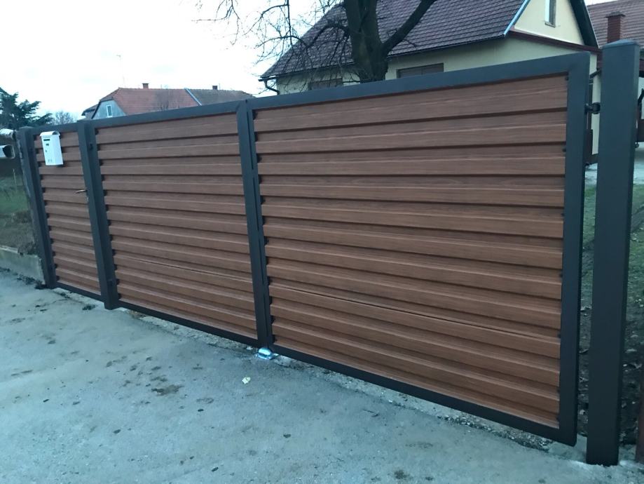 Moderne metalne ograde- u imitaciji drva- trajno i kvalitetno