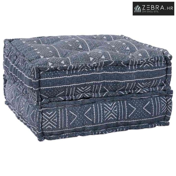 Modularni Sofa 2 pcs Indigo Print 140 x 70 x 36 cm tkanina