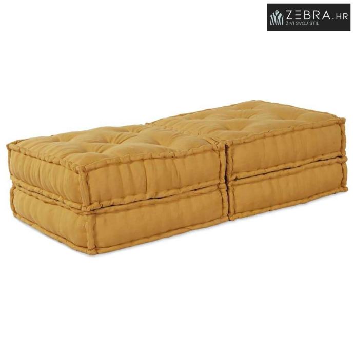 Modularni kauč 2 pcs Žuta 70 x 70 x 36 cm tkanina