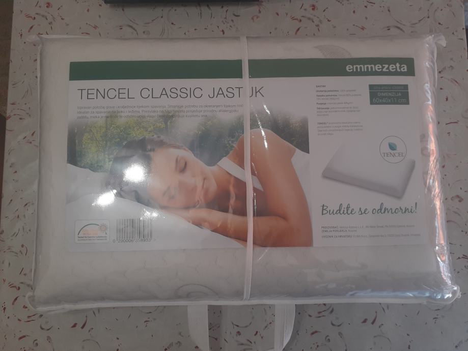 Jastuk Tencel Memory Pjena 60x40x11 Cm