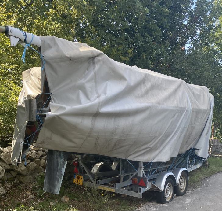 Jedrilica Edel, trailer boggi, motor Suzuki 6, te oprema i pribor