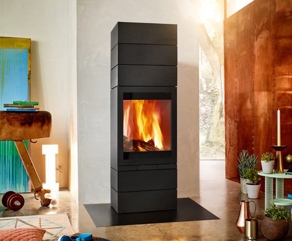 Skantherm Elements 603 Front 6,5 KW, dizajnerski kamin na drva