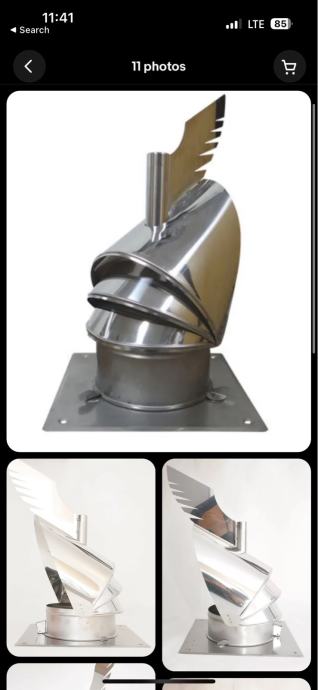 Okretna kapa za dimnjak INOX Rotowent Dragon fi 250mm