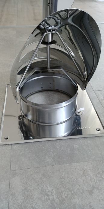 Okretna kapa za dimnjak INOX Rotowent Dragon fi 200