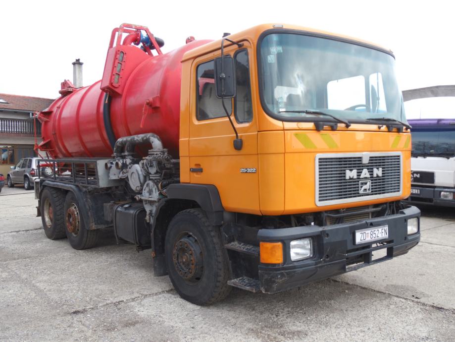 MAN 26.322 CISTERNA ZA FEKALIJE, 1991 god.