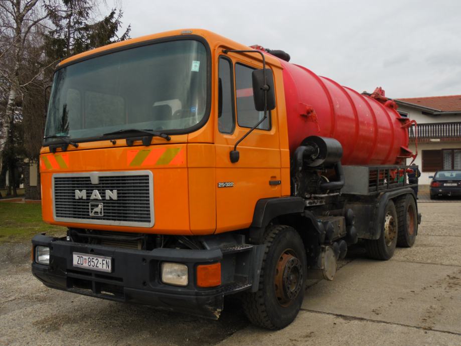 MAN 26.322 CISTERNA ZA FEKALIJE, 1991 god.