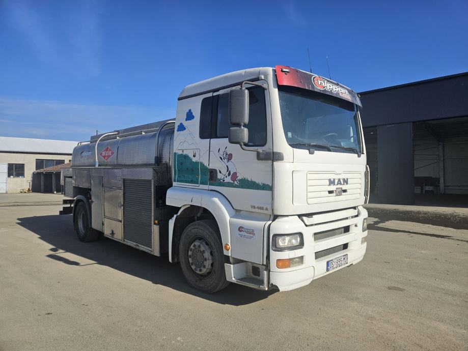 MAN - CISTERNA ZA PRIJEVOZ VODE I MLIJEKA - REGISTRIRANA 7/24, 2001 god.