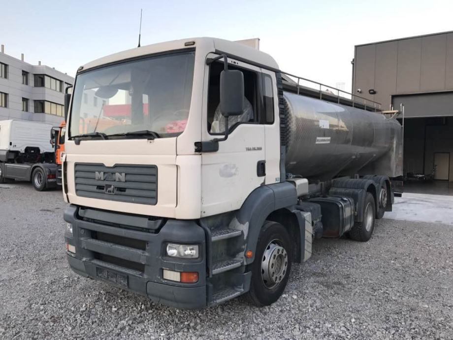 Man Tga 26.360 6x2 Jansky Cisterna za mlijeko inox 16.000 lit, 2002 god.
