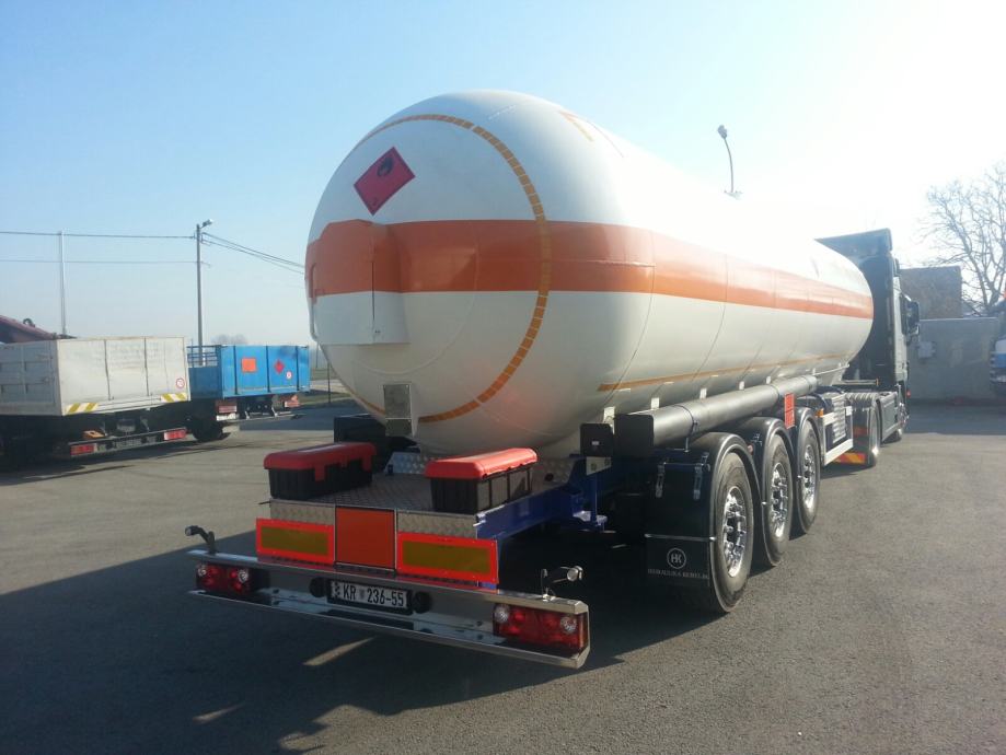 Cisterna za prijevoz plina, 2015 god.
