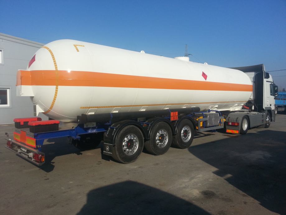 Cisterna za prijevoz plina, 2015 god.