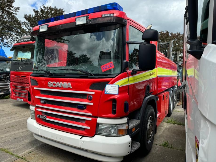 SCANIA P320 6x2 VATROGASNO VOZILO CISTERNA 15.000 lit, 2010 god.