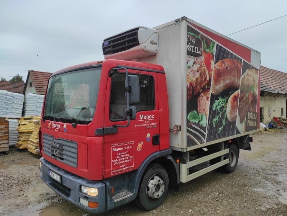 Kamion, hladnjača, Man 8.180, kupljen u Hrvatskoj, 2006 god.