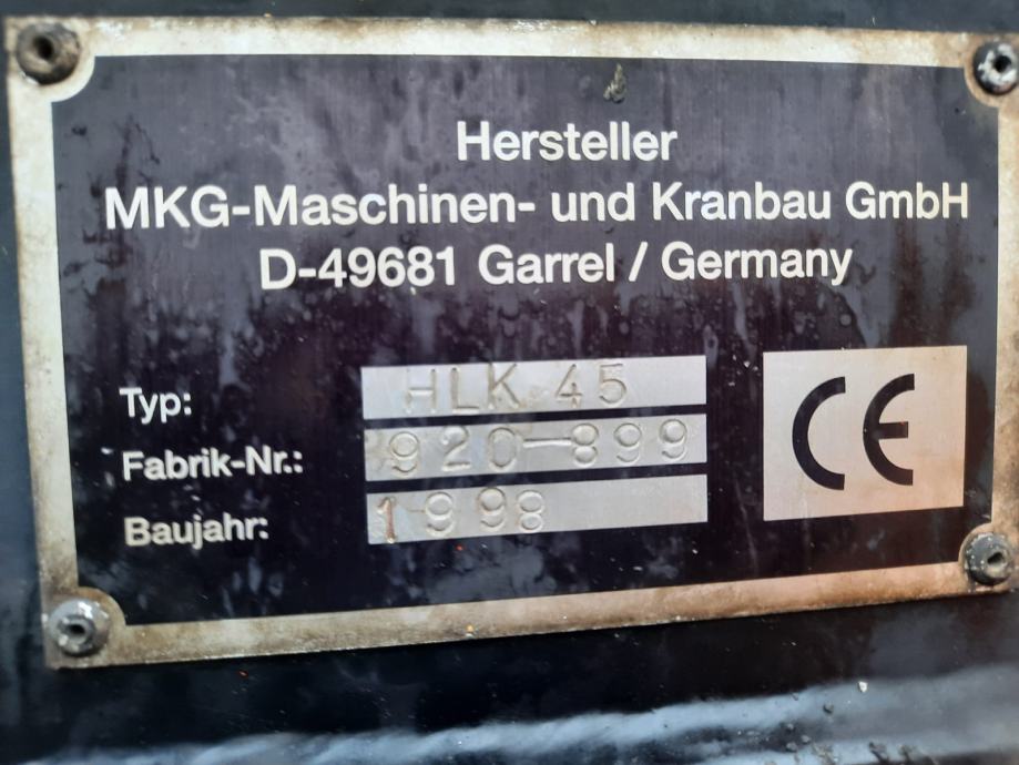 KRAN MKG 045, 1998 god.