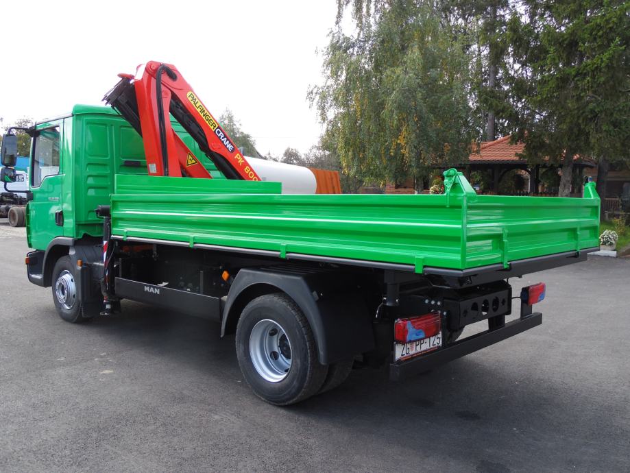 MAN 12.210 KIPER SA KRANOM PALFINGER 8000, 2006 god.