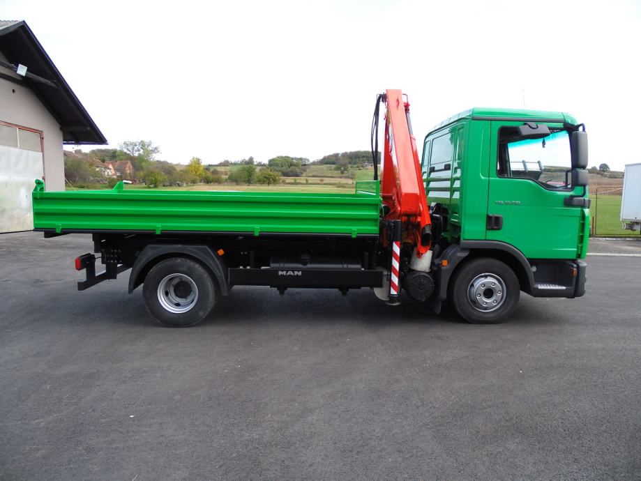 MAN 12.210 KIPER SA KRANOM PALFINGER 8000, 2006 god.