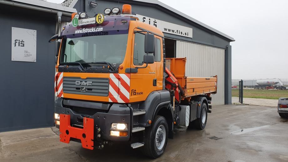 MAN 18.360 BL 4X4 kiper+ Palfinger PK9501, 2005 god.