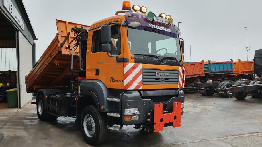 MAN 18.360 BL 4X4 kiper+ Palfinger PK9501, 2005 god.