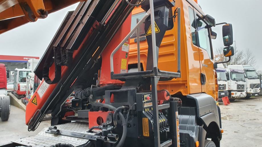 MAN 18.360 BL 4X4 kiper+ Palfinger PK9501, 2005 god.