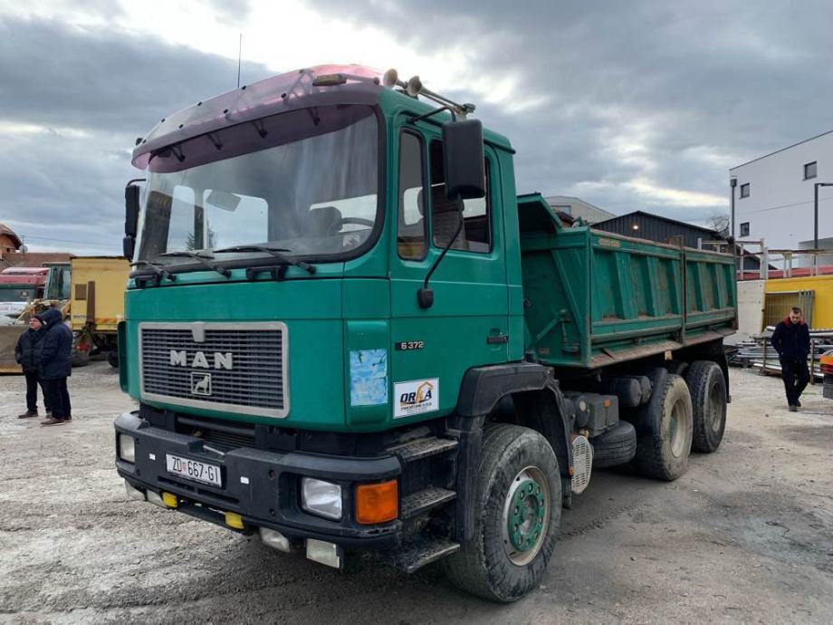 Man 26.372 6x4 3.strani Meiller kiper, 1992 god.