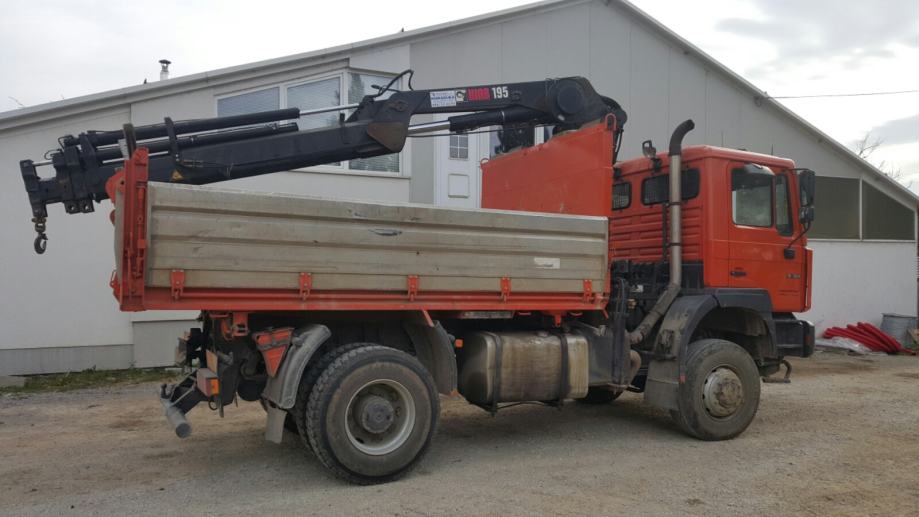 MAN 19.364 4 x 4 KIPER KRAN, 1999 god.
