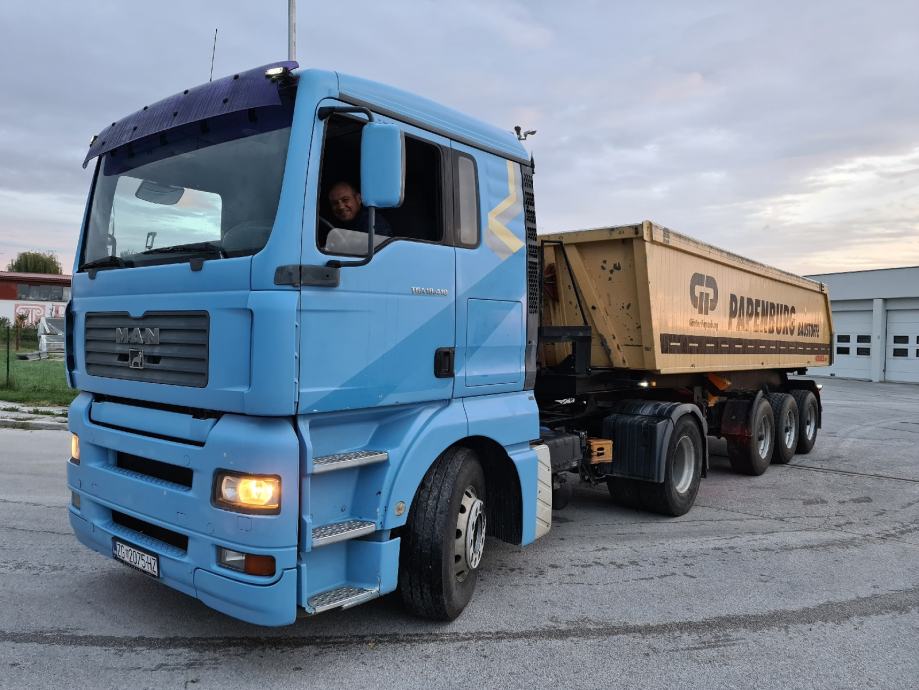 Man Tga 18-410 kipper, 2004 god.