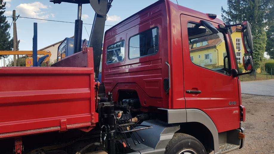 MB ATEGO 818 ,kiper ,kran, 165 tkm, 2006 god.
