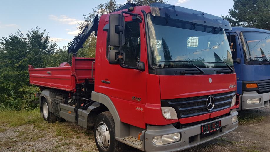 MB ATEGO 818 ,kiper ,kran, 165 tkm, 2006 god.