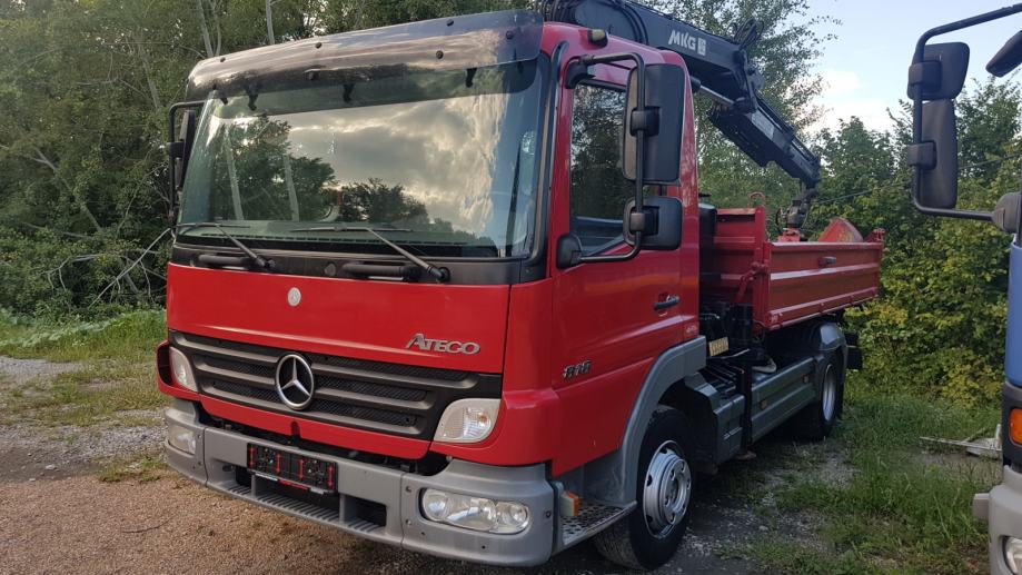 MB ATEGO 818 ,kiper ,kran, 165 tkm, 2006 god.