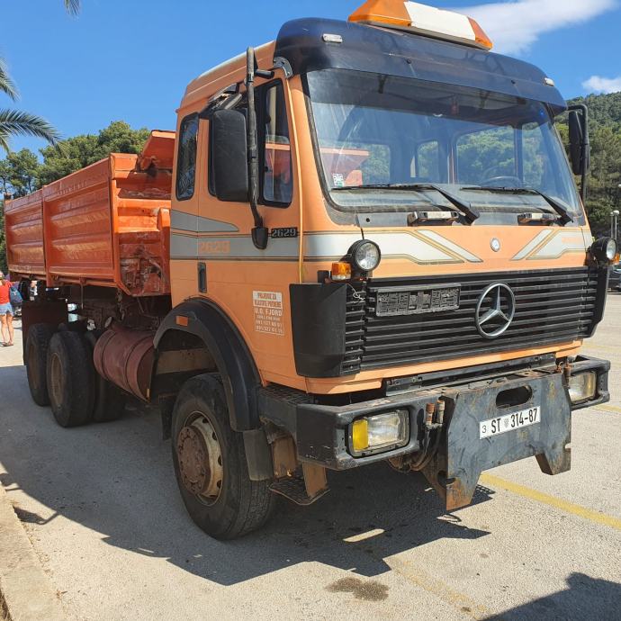 MERCEDES 2629 MEILER kiper 6x6, 1990 god.
